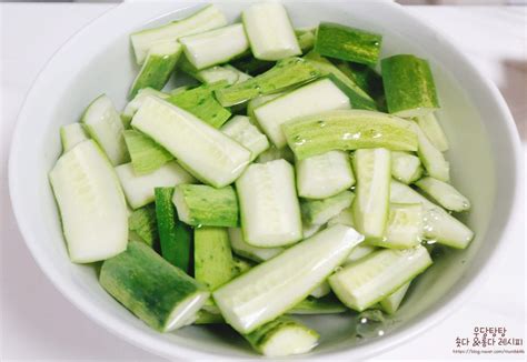 오이물김치 만드는법 김대석오이물김치 배추오이물김치