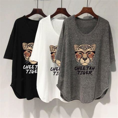 เสื้อยืดสาวอวบอ้วนไซส์ใหญ่ Oversize เสื้อผ้าแฟชั่นฤดูร้อนมาใหม่ เสื้อโอเวอร์ไซส์ผู้หญิงสวยๆ ทรง