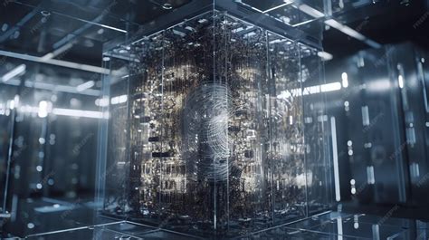 Premium Ai Image Quantum Computer Qubit Network Latest Computer