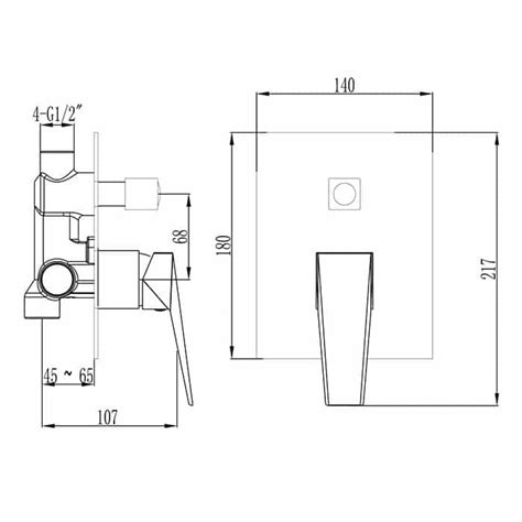 Azzurra Vero Shower Bath Diverter Mixer Bathroom Products Are Us