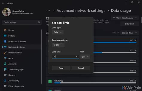 Cara Mengatur Limit Data Penggunaan Bandwidth Di Windows 11 Winpoin