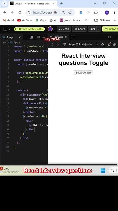 React Interview Questions React Reactjs Programming Softwareengineer Webdevelopment Coding
