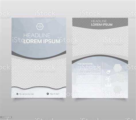 A4 크기에 추상 삼각형 브로셔 전단지 디자인입니다 브로셔 템플릿 레이아웃 표지 디자인 연간 보고서 잡지 기하학적 도형 사각형