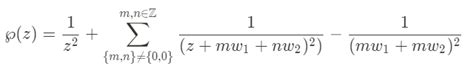 1 Let P2 Be The Weierstrass P Function We Defined