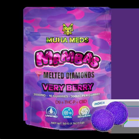 Very Berry 3 Gram Gummies Muha Cbd