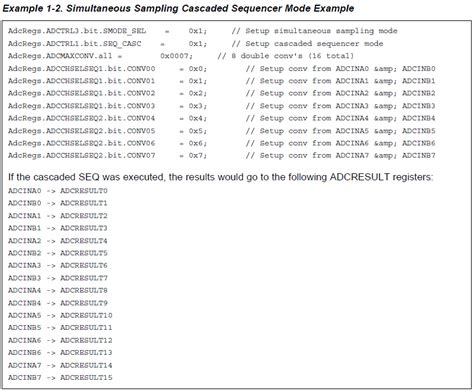 SM320F28335 EP ADC Rebabe Setting In Simaltaneous Sampling Mode And Cascade Mode C2000