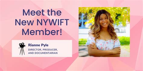 Meet The New Nywift Member Rianne Pyle New York Women In Film And Televisionnew York Women In