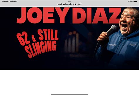 Joey Diaz Saturday September 6th 2025 8pm Hard Rock Live Hollywood