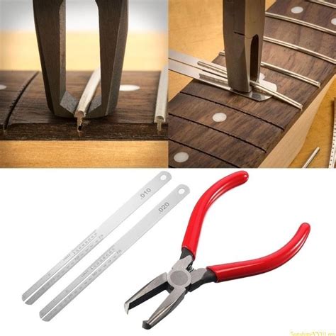 Sun Guitar Bass String Fret Puller Removal Cutting Guitar Pliers Fret Clamp Fret Flat Head