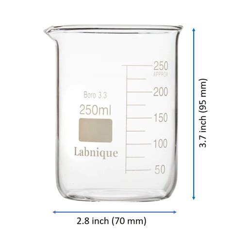 Beaker Glass 250 Ml Maestro Jewelry Tools And Machinery