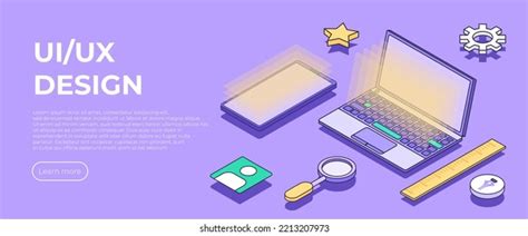 Isometric Ui Ux Landing Page Stock Vectors Images Vector Art Shutterstock