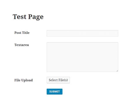 Make Your Wordpress Frontend Post Submission Easier With Wp User