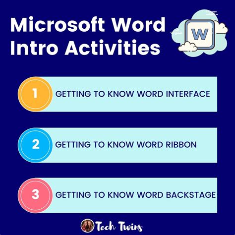 Microsoft Word Intro Activities Etsy