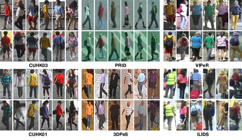 Examples Of Multiple Person Re Identification Datasets Each Dataset Download Scientific