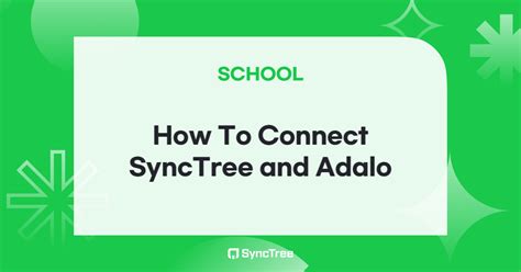 How To Connect Synctree And Adalo Synctree Ntuple Medium