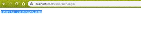 Javascript Node Login Error Cannot Get Users Auth Login Stack Overflow