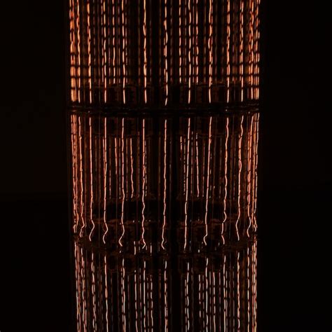 Premium Photo Abstract Light Pattern Against Black Background