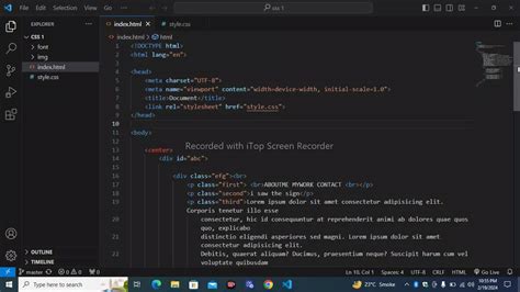Nausheen Nadeem On Linkedin Designed A Front Page Of A Website Using Html And Css With Guidance