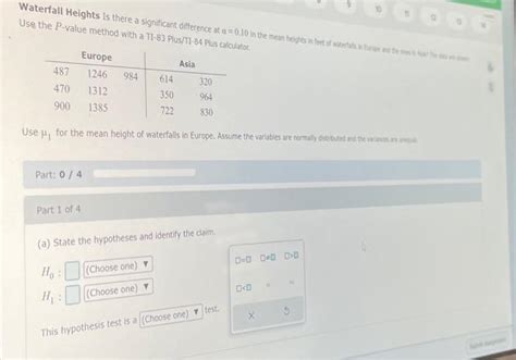 Solved Use The P Value Method With A 7183 Pluem On Atot Chegg Com
