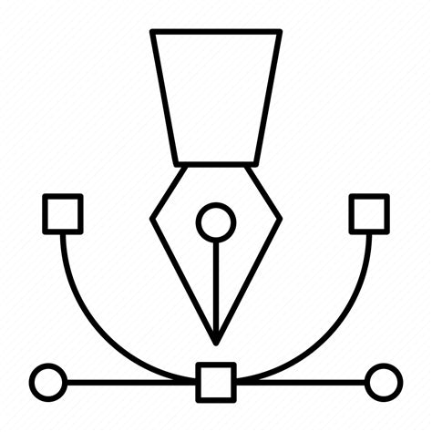 Bezier Curved Design Drawing Icon Download On Iconfinder