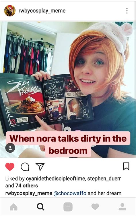 Nora Cosplay Meme Bubblywaffo Rrwby