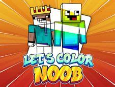 LET S COLOR NOOB JOCURI MINECRAFT