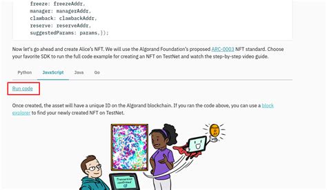 i cannot see the video for creating an nft · issue 631 · algorandfoundation docs · github