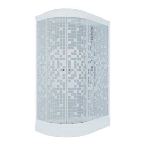 ДК Коралл 120 80 А прав 1 4 круга низ подд Белый Мозаика ДН4 7 мест — Магазин — Triton