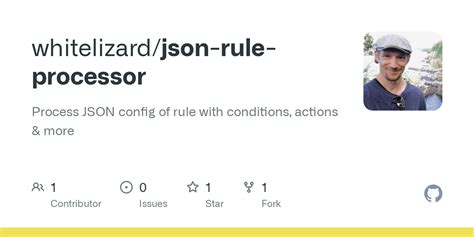 github whitelizard json rule processor process json config of rule with conditions actions