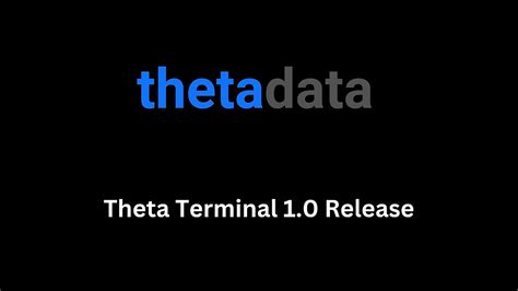 Theta Terminal 1 0 WebSockets Index Greeks Faster Reqs More