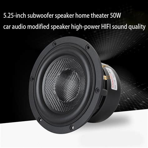 5 25 Inch Subwoofer Speaker Unit For Home Theater 50w High Power Hifi