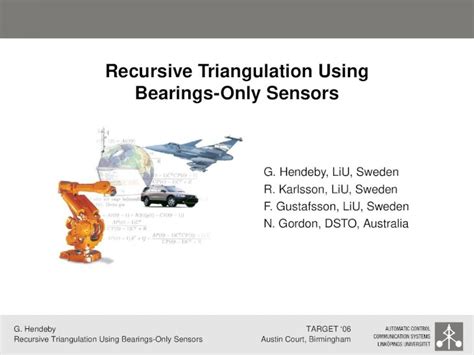 Ppt Recursive Triangulation Using Bearings Only Sensors Dokumentips