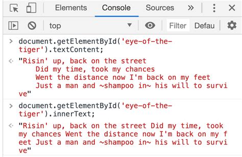 Innertext Vs Textcontent Explorations Into The Differences And Similarities Of The Node