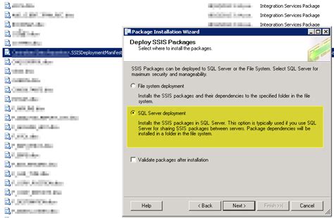 Sql Server Ssis Package Installation Error Stack Overflow