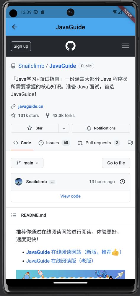 GitHub Imononoke Flutter Github Client Github Client Implemented With Flutter