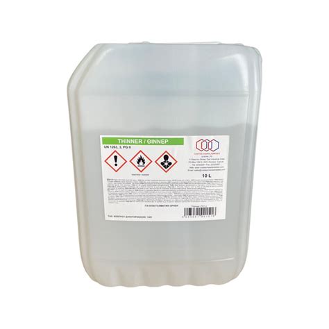 Thinner 10 L Costas Charalambides And Sons Ltd