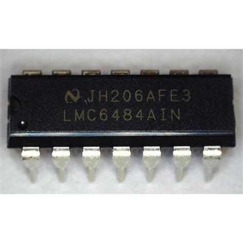 Lmc6484ainnopb Lmc6484ain Ti Cmos 放大器 軌對軌 14 Pdip台灣現貨 蝦皮購物