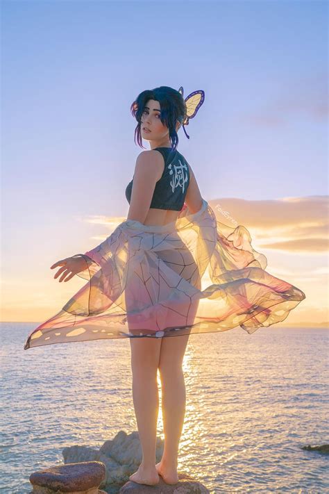 My Shinobu Kocho Cosplay Beach Ver Rkimetsunoyaiba