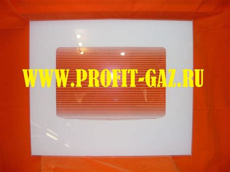 Стекло духовки наружное для газовой плиты Лада (395мм х 500мм) — Профит-ГАЗ