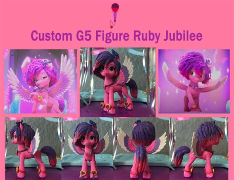 Custom Mlp G5 Figure Ruby Jubilee By Ejfirelightningarts On Deviantart