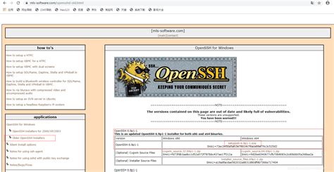 Open Ssh下载链接linux Openssh安装包 Csdn博客