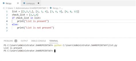 How To Check If A List Exists In Another List In Python Python Guides