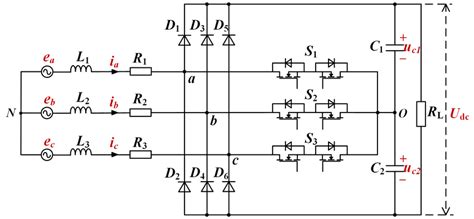 The Topology Of Three Phase Vienna Rectifier Download Scientific Diagram