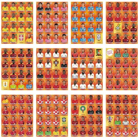 Arquivo Em Pdf Com Todas As Figurinhas Da Copa 2022 Qatar Elo7