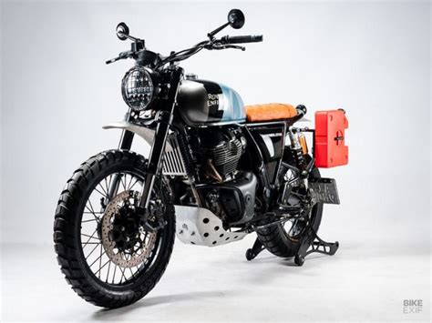 Modified Royal Enfield Interceptor 650 Scrambler Build Check Design