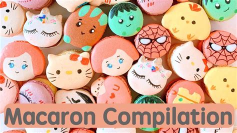 卡通馬卡龍做法大集合1 Cartoon Macarons Compilation Youtube