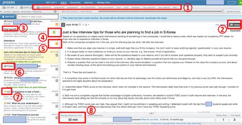 A Screenshot Of A Senior Students Post Sharing Her Job Interview