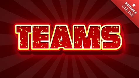 Teams Text Effect Generator