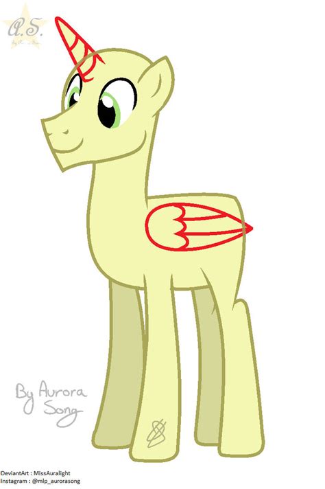 Flim Mlp Base 1 By Missauralight On Deviantart