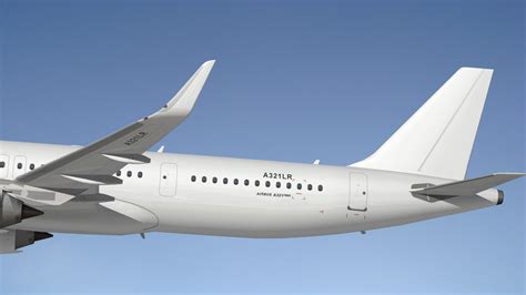 Airbus A321neo White Livery 3d Model Turbosquid 1703716